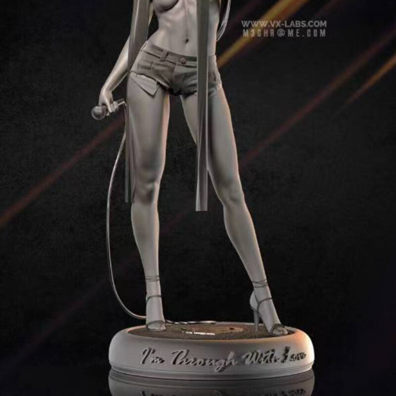 Female Singer Full Resin Figure Model Kit 1/24 Scale Unassembled ...