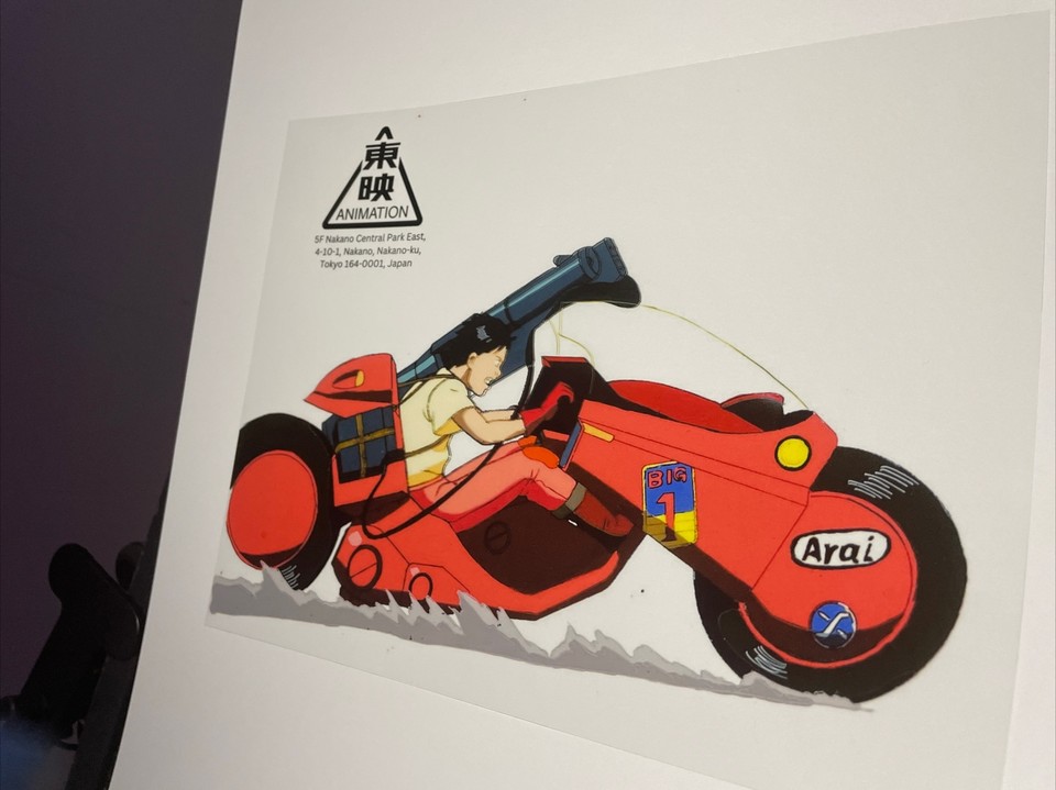 AKIRA Animation Cel Print Publicity Concept Anime Art Manga Akira Movie ...