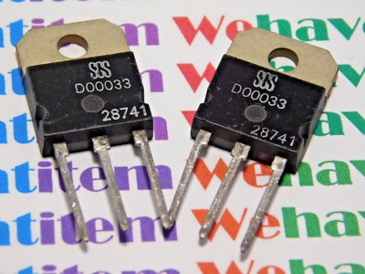 D00033 / TRANSISTOR / TO247 / 2 PIECES (qzty) | eBay