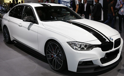 BMW 8" Offset Rally stripes Stripe Graphics Fit All Model 328i 318 335i ...