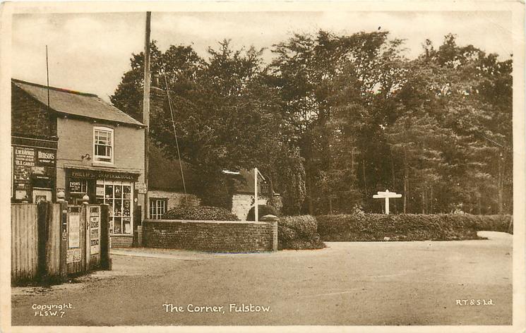 Fulstow Wiltshire The Corner England OLD PHOTO | eBay Australia