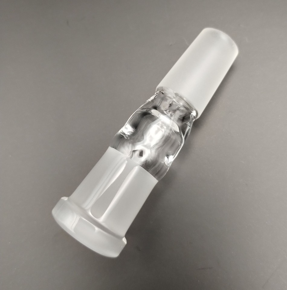 14mm Female - 14mm Male Extension Glass Ground Joint Attachment Adapter ...