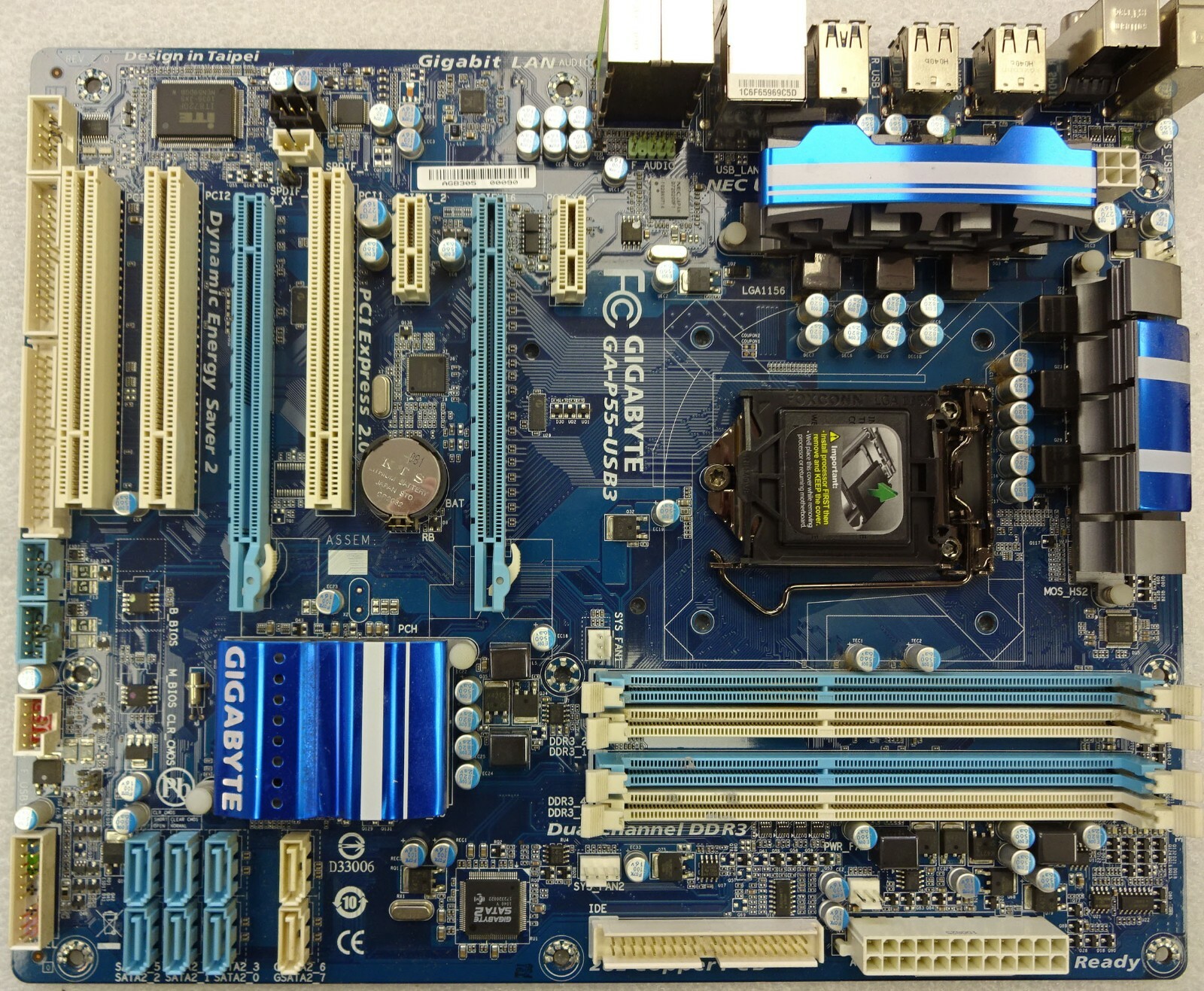 GIGABYTE Ga-p55-usb3 Rev 2.0 Lga1156 Motherboard 1156 P55 for sale ...