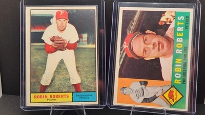 1960 & 1961 Topps Robin Roberts Baseball Card Lot | eBay
