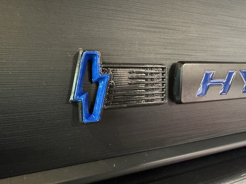 2022+ Ford Custom EV Bolt Badge – Electric Vehicle Emblem – Blue ...