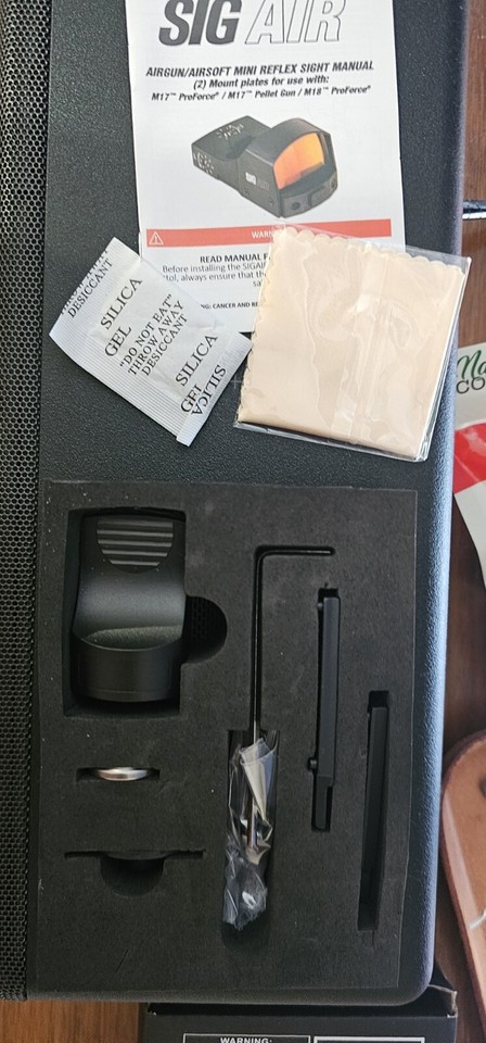 Sig Sauer AIR-REFLEXSIGHT Black M17/M18 Low Profile Mini Reflex Sight ...