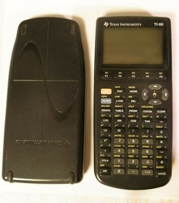 Texas Instruments TI-86 Graphing School Math Calculator Tested Working ...