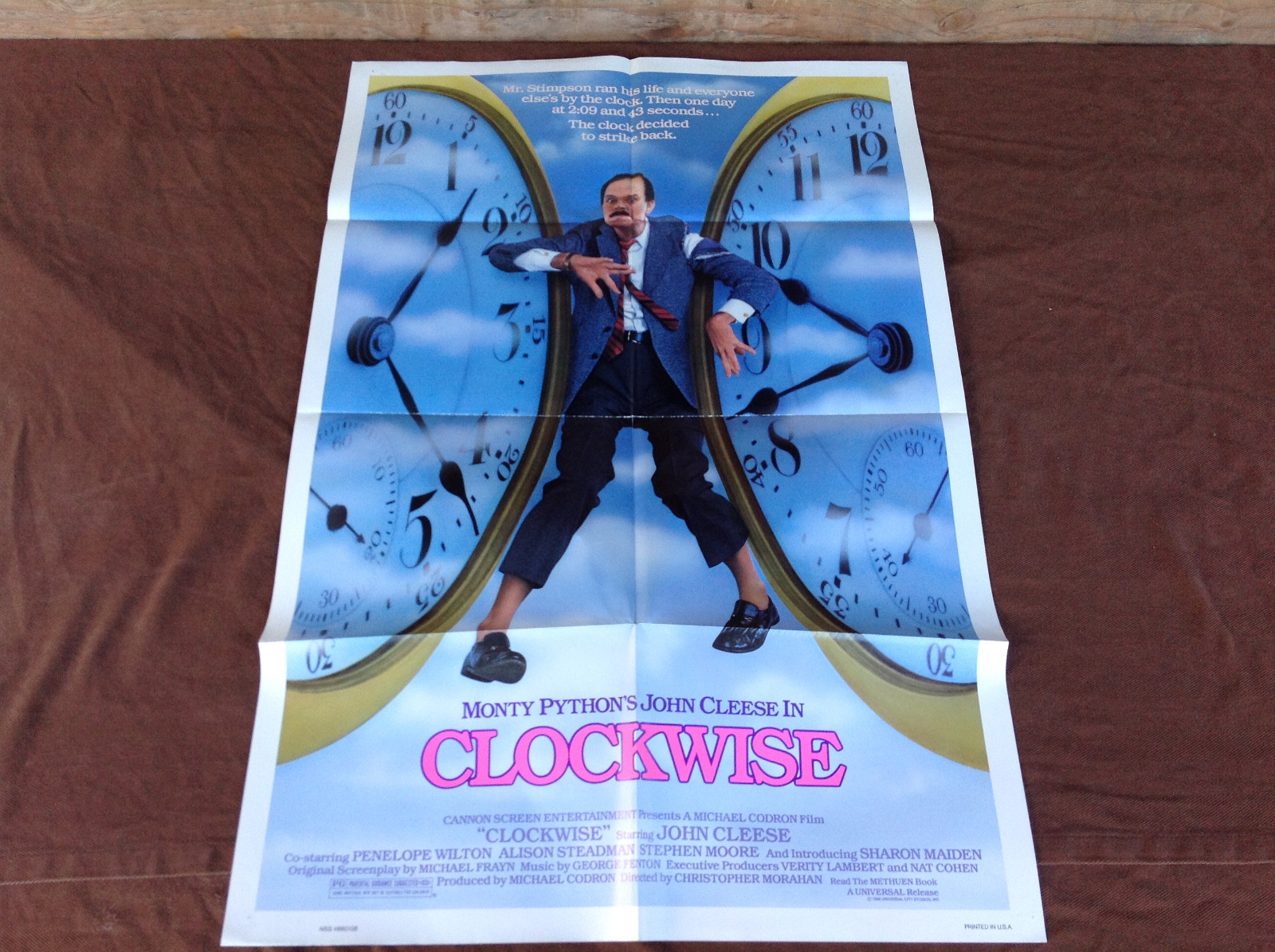1986 Clockwise Original Movie House Full Sheet Poster | eBay