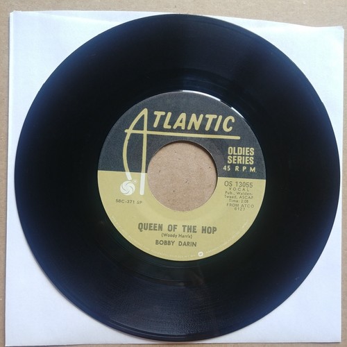 BOBBY DARIN Queen Of The Hop/Splish Splash 45 7" POP ROCK Record Vinyl ...