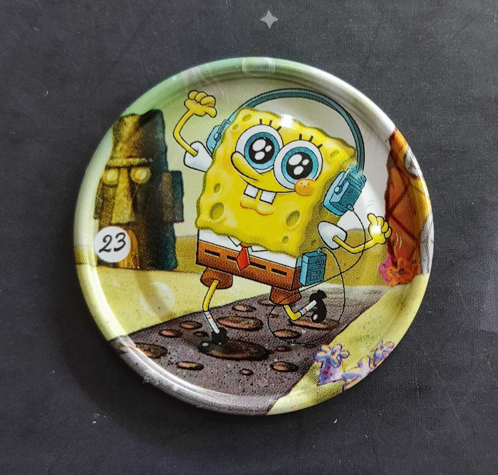 SpongeBob Squarepants VIACOM 22 / ANGRY BIRDS CHIPICAO POGS/TAZOS Discs ...