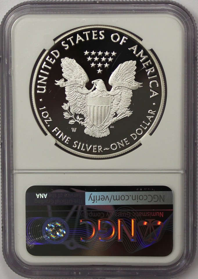 2020 W $1 Silver Eagle WWII V75 Privy NGC PF69 UCAM Mike Castle ...