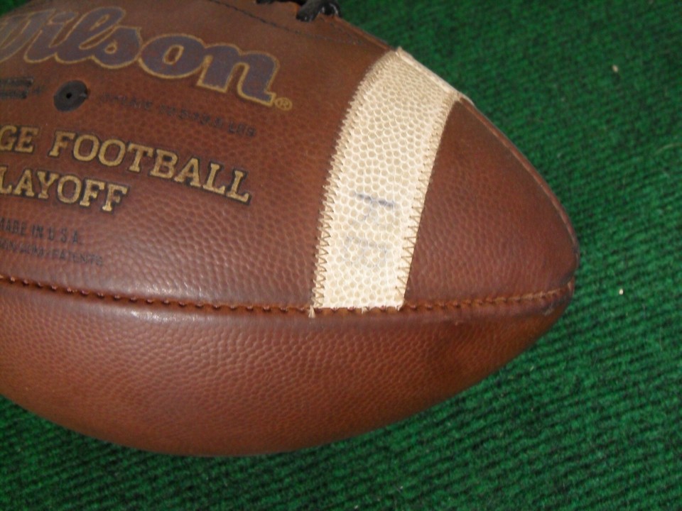 Used Wilson CFP Playoff Michigan Wolverines Team Game Football Ball | eBay