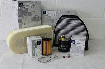 Genuine Mercedes-Benz W204 C-Class Diesel Filter Service Kit Oil NEW ...