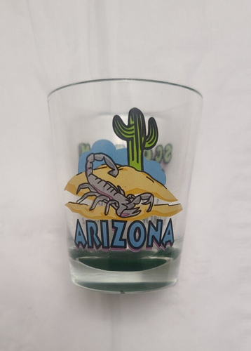 Arizona Souvenir Shot Glass with Scorpion Stinger Drink Recipe | eBay