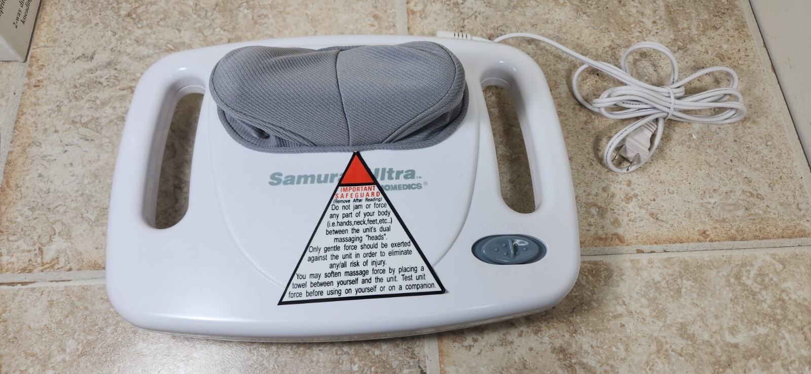 HoMEDICS Samurai Ultra Shiatsu Deep Kneading Neck-Shoulder Massager ...