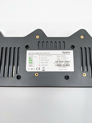Hytera MCA08 Six Unit Rapid Rate Charger for PD4X2 PD5X2 PD6X2 PD7X2 ...