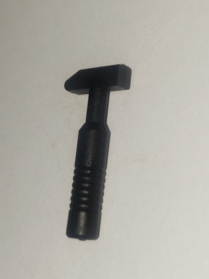 LEGO Piece Part Minifigure Size Black Hammer Ribbed Hammer Tool! | eBay