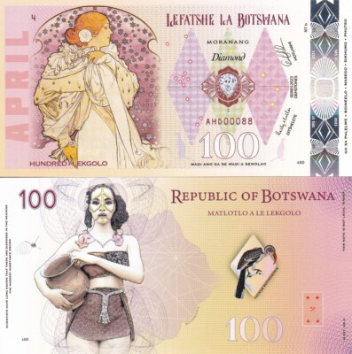 BIRTHSTONE SERIES 100 Matlotlo April 2023 Botswana Diamond Polymer ...