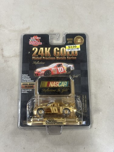 Racing Champions 24K Gold 50th Anniversary NASCAR 1:64 Car #10 Ricky ...