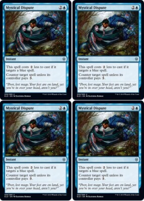 MTG - 4x MYSTICAL DISPUTE - Throne of Eldraine (U) | eBay