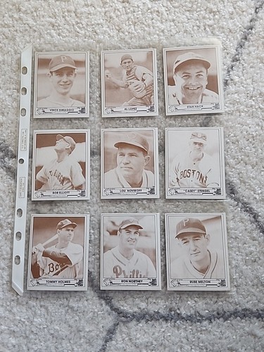 1942 PLAY BALL Baseball Card SET ~ ALL 45 commemorative cards | TCMA ...