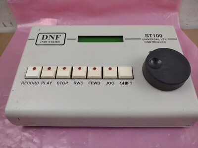 DNF Controls ST100 Universal VTR Controller White Untested | eBay