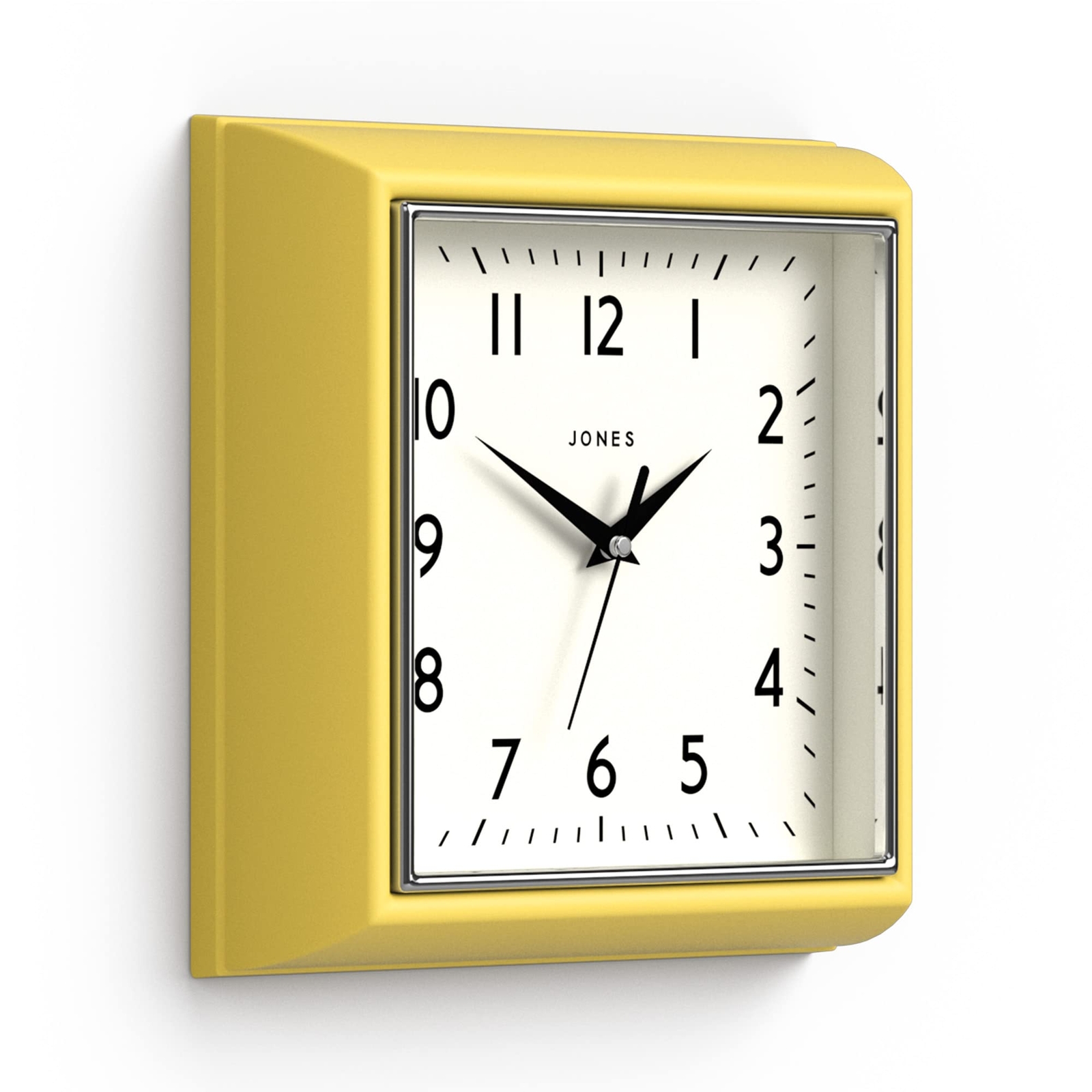 JONES CLOCKS The Mustard Wall Clock - Analog Wall Clock - Clock ...