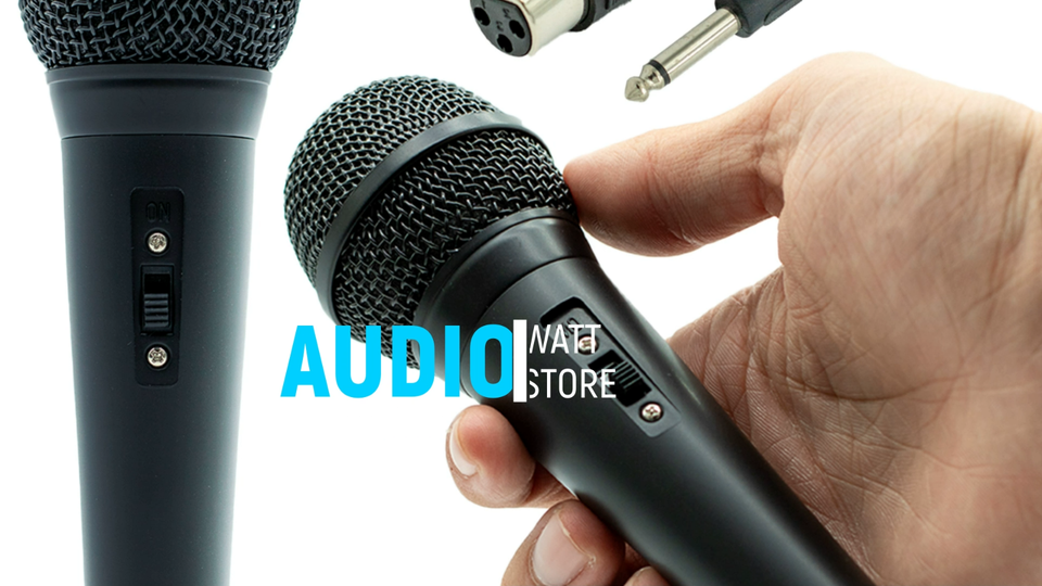 Handheld Wired Microphone, Cardioid Dynamic Vocal Mic with 13Ft Cable ...