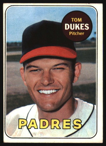 1969 Topps #223 Tom Dukes VGEX Padres 571210 | eBay
