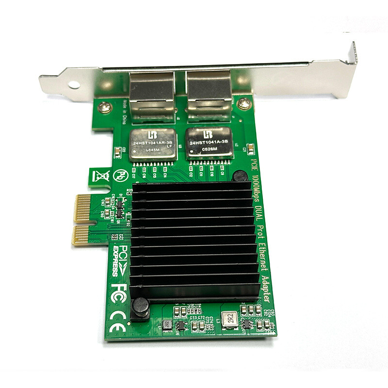 INTEL 82580 Dual Port Gigabit PCI 45bit Network Server Adapter LAN card ...