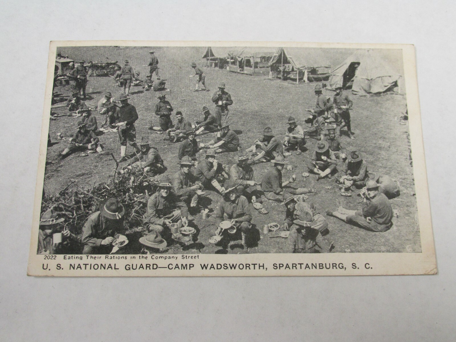 postcard Military US National Guard Camp Wadsworth Spartanburg SC ...