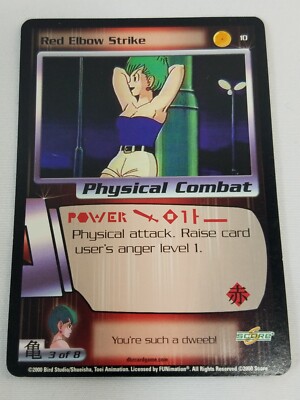 Red Elbow Strike 10 DBZ Dragon Ball Z Saiyan Saga 2000 CCG | eBay