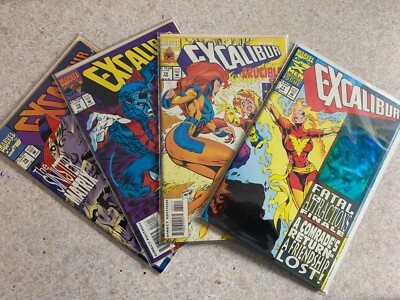 Excalibur #71 #72 #73 #74 - Marvel Comics 1993/94 NM (#71 ann Hologram ...