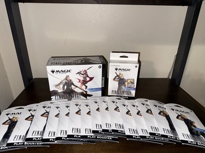 Magic The Gathering Final Fantasy Bundle (bundle,play Pack, 15 Booster ...