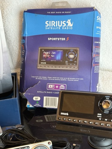 SIRIUS XM SP5 & ST4 SATELLITE RADIO SPORTSTER 5 RADIO & COMPLETE ...