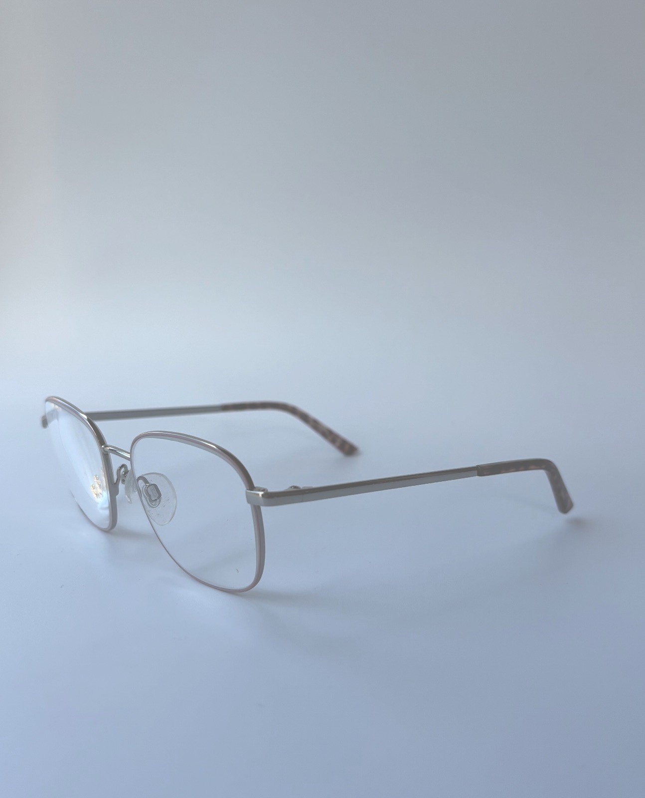 Specsavers Elmer Range Square Metal Rimmed Unisex Glasses 30828797 51 ...