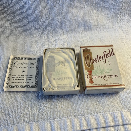 NOS Vintage Unused Chesterfield Cigarettes Lighter Advertising Japan In ...