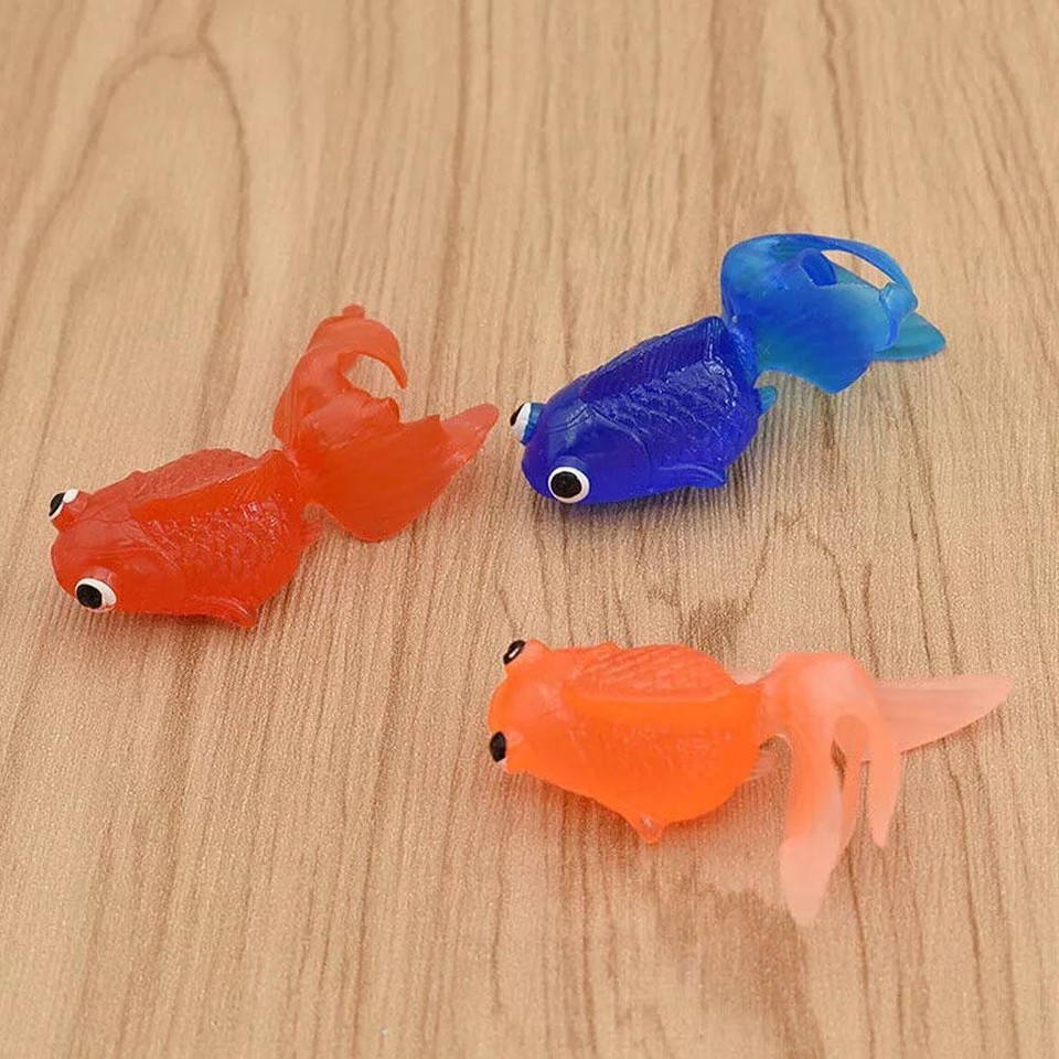 TPR Simulation Goldfish Fish Tank Aquarium Landscape Decor New G2 | eBay UK