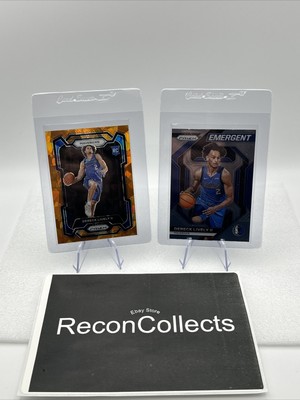 2023-24 Prizm DEREK LIVELY II Orange Cracked Ice Prizm Rookie Card RC ...