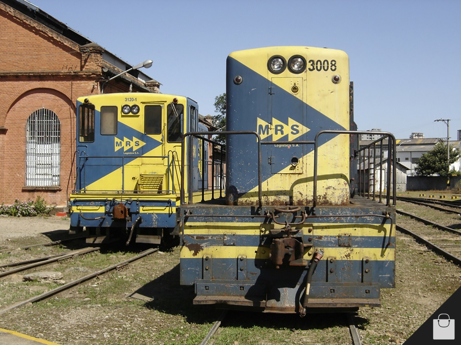 Frateschi Electric Locomotive U5B MRS 3039 HO Miniature Brazilian Train ...