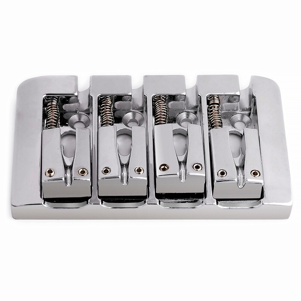 4 String Bass Bridge A Style Top Load and String Through Body Tailpiece ...