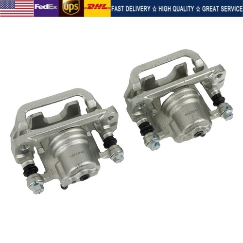 Rear Brake Calipers w/ Bracket Pair 2 for Jeep Patriot Compass Dodge ...