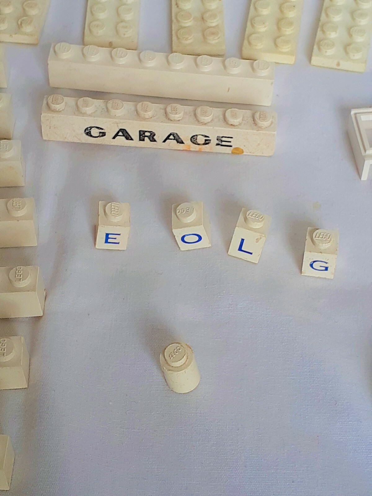 Pat Pend Lot 1960's 70's LEGO System ~ 90+ Pieces ~ White Bricks VTG ...