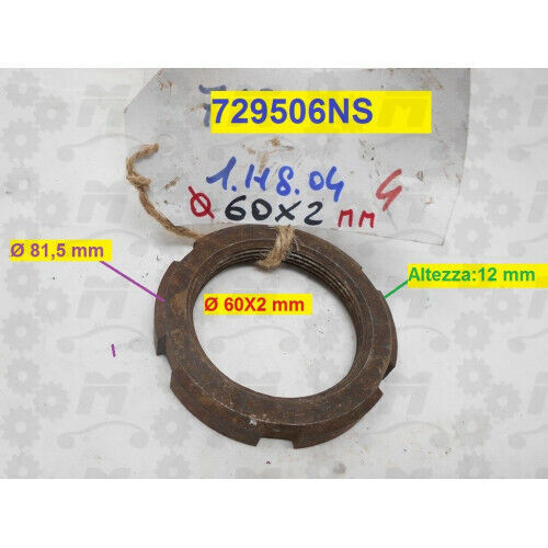 Ring Nut Socket Various Applications Ø 60x2MM | eBay