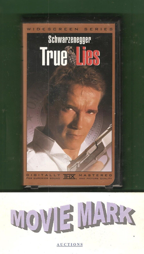 TRUE LIES 1994 Fox Video Letterbox vhs Widescreen Series Schwarzenegger ...