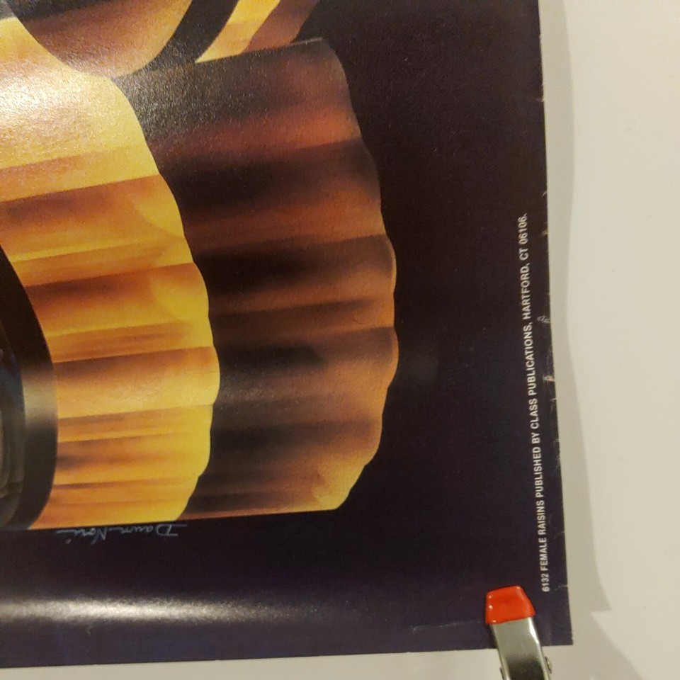 California Raisins Poster 1988 Music 22 x 28 Inches Vintage Band Female ...