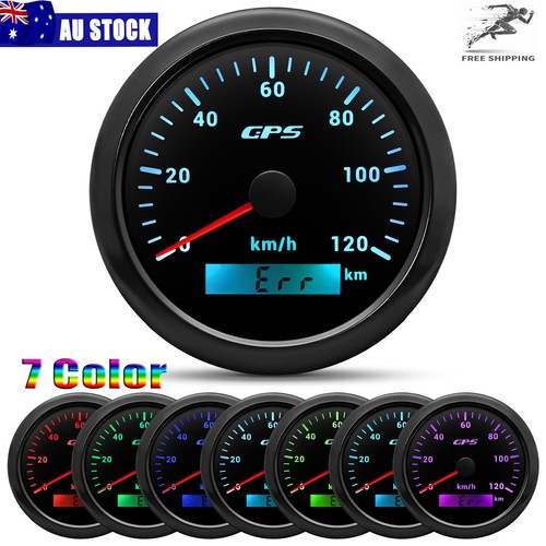 85mm GPS Speedometer 0-120Km/h Odometer Gauge for Car Boat Truck ...