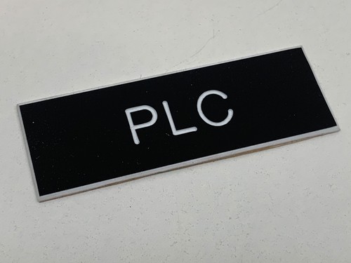Engraved Plastic Electrical Communication Label Placard 3" x 1" Self ...