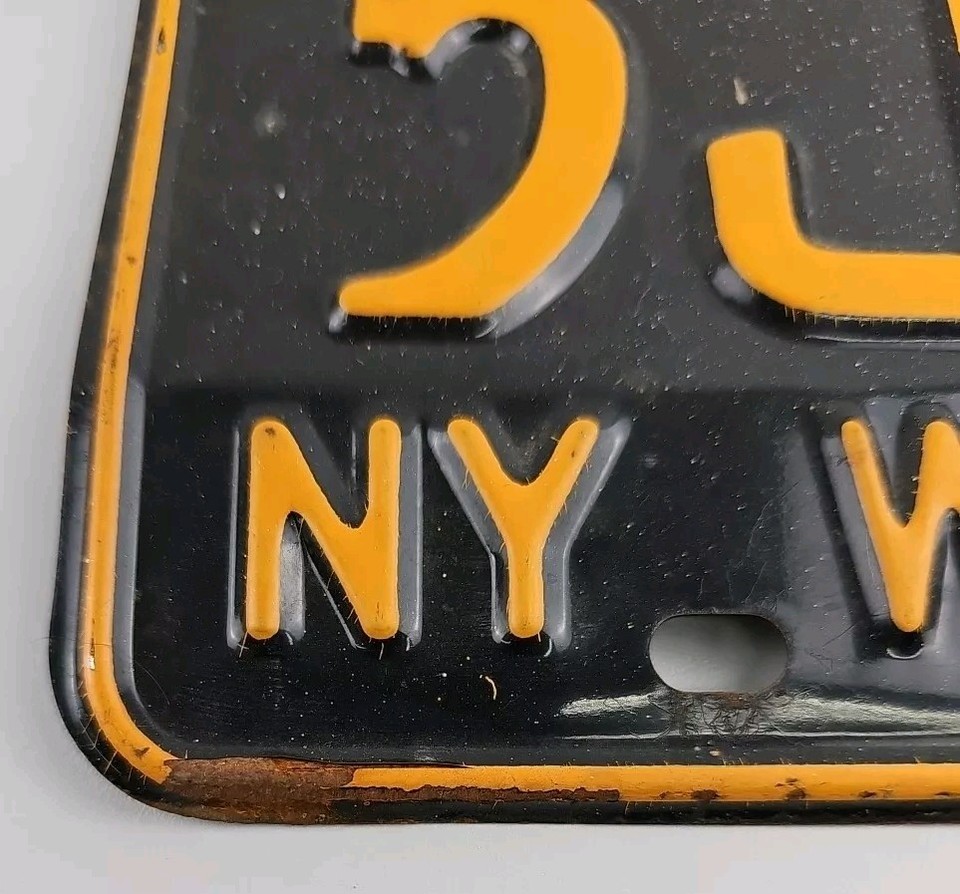 Vintage 1964 New York Worlds Fair License Plate 64 Plates | eBay