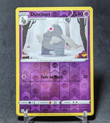 Dusclops Uncommon Reverse Holo Psychic Brilliant Stars Pokemon TCG Card ...
